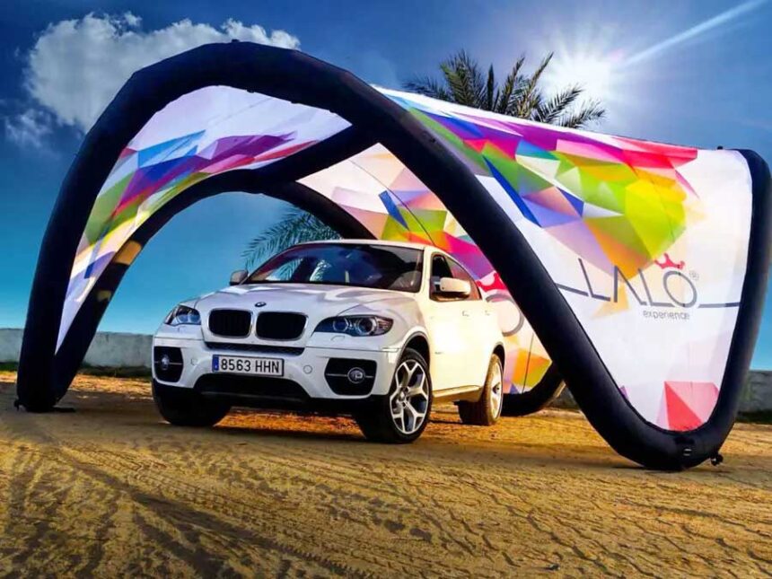 Custom Printed Inflatable Wave Tripod Canopy Dome Tent - AirJive ...